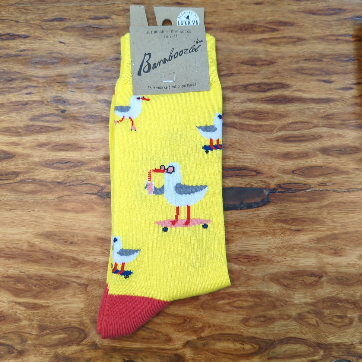 Bamboozled Seaside Seagull Sun Socks – Harry's Clothing Berwick