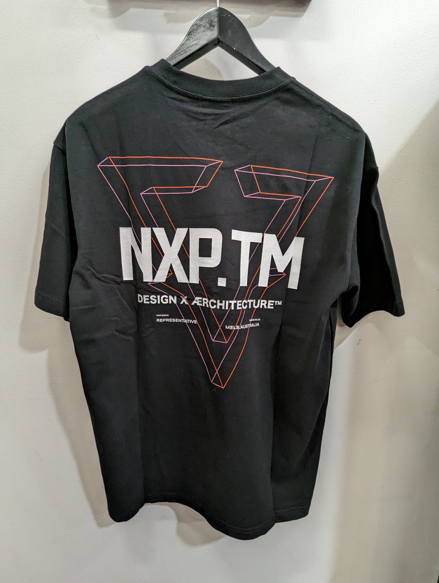 NXP Patheon Heavy Box Fit Tee Jet Black – Harry's Clothing Berwick